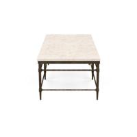 China Vintage Metal Frame Brushed Brass Small Modern Coffee Table With Crystal Stone Veneer Top for sale