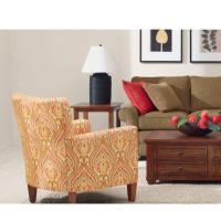 China Practical Simple Rectangular Shape Antique Coffee Table Solid Cheery Wood Two Deep Drawers for sale