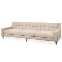 China American Style Living Room Sofa Featuring Button Tufted Seat Back With Comfortable Deep Seat for sale