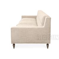 China American Style Living Room Sofa Featuring Button Tufted Seat Back With Comfortable Deep Seat for sale