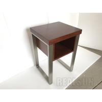 China Luxury Furniture Hotel Bedside Tables Melamine Laminated Veneer Mobile End Side for sale