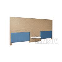China Luxury Furniture Hotel Style Headboards To Match Veneer With Outlets And Usb for sale