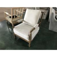 China Tufted Script Furniture Dining Room Chairs Antique English Style Home Dining Armchair for sale