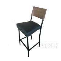 China Metal Base Furniture Dining Room Chairs Leather Customized Fabric Wooden Back for sale