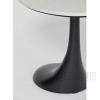 China High End Custom Made Round Stone Coffee Table Beautiful Design Marble Stone Top for sale