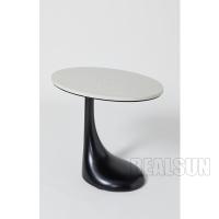 China High End Custom Made Round Stone Coffee Table Beautiful Design Marble Stone Top for sale