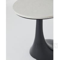 China High End Custom Made Round Stone Coffee Table Beautiful Design Marble Stone Top for sale