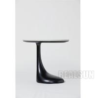 China High End Custom Made Round Stone Coffee Table Beautiful Design Marble Stone Top for sale