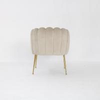 China Stainless Steel Legs European Armless Velvet Dining Room Chairs for sale