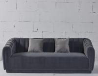 China Event Lounge Furniture Living Room Sofa Set With Velvet for sale