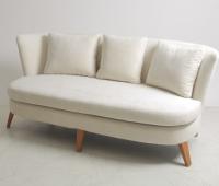 China Morden Design Living Room 3 Seater Fabric Sofa With Wooden Base for sale
