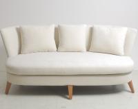 China Morden Design Living Room 3 Seater Fabric Sofa With Wooden Base for sale