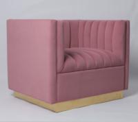 China Custom Color Velvet Fabric Sofa Living Room Furniture Armchair for sale