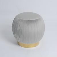 China Modern Home Furniture Sweet Seat Pleated Blush Ottoman / Stools for sale