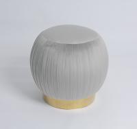 China Modern Home Furniture Sweet Seat Pleated Blush Ottoman / Stools for sale