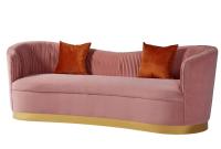 China Velvet Fabric French Country Style Couches Living Room Fabric Sofas for sale