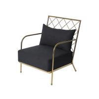 China European Style Modern Design Furniture Gold Frame Lounge Chair for sale