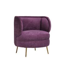 China Living Room Leisure Round 78cm Height Single Corner Sofa for sale