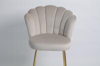 China Nordic Style Modern 52x58x110cm Velvet Dining Room Chairs for sale