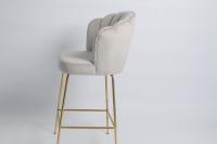 China Nordic Style Modern 52x58x110cm Velvet Dining Room Chairs for sale