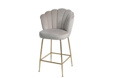 China Nordic Style Modern 52x58x110cm Velvet Dining Room Chairs for sale