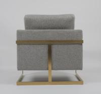 China American Style Gray Fabric 83*75*85CM Living Room Sofa for sale