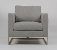 China American Style Gray Fabric 83*75*85CM Living Room Sofa for sale
