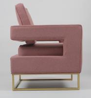 China Pink Modern 0.47cbm Living Room Occasional Chair for sale