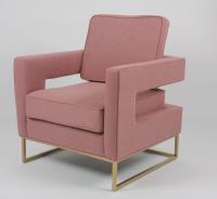 China Pink Modern 0.47cbm Living Room Occasional Chair for sale