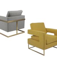 China Home Single 83x75x85cm Accent Lounge Chairs for sale