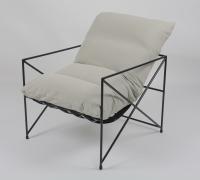 China Indoor Feather Filling 73cm Height Contemporary Lounge Chairs for sale
