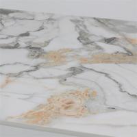 China Luxury Square OEM Marble Pedestal Dining Table for sale