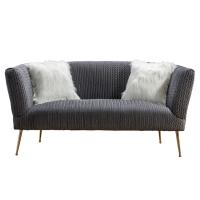 China Modern Furniture 2 Seats H74cm Fabric Living Room Sofa for sale