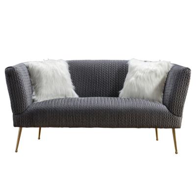China Modern Furniture 2 Seats H74cm Fabric Living Room Sofa for sale