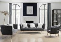 China Modern Furniture 2 Seats H74cm Fabric Living Room Sofa for sale