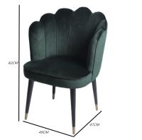 China W49cm D 47cm H82cm Nordic Velvet Modern Dining Chair for sale