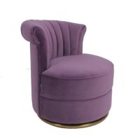 China Home Velvet Fabric H75cm Living Room Sofa Chair for sale