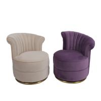 China Home Velvet Fabric H75cm Living Room Sofa Chair for sale