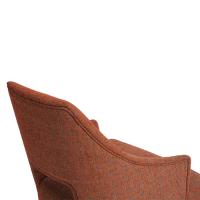 China H86cm Fabric Furniture Dining Room Chairs With Wooden Base for sale