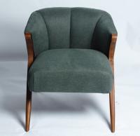 China American Style Webbing Armchair Sofa Chair With Solid Wood Legs for sale