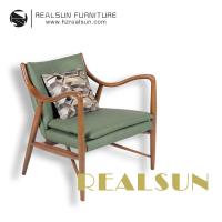 China High Density Foam Hotel Luxury Furniture Wooden Frame Occasional Chairs for sale
