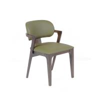 China Modern PVC Synthetic Leather Wooden Frame Dining Chairs H78cm for sale