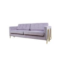 China Small Apartment Velvet Fabric Living Room Modern Sofa Unified Decoration for sale