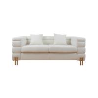 China Modern High End Velvet Fabric Custom Sofa Furniture Solid Wood for sale