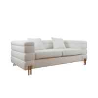 China Modern High End Velvet Fabric Custom Sofa Furniture Solid Wood for sale