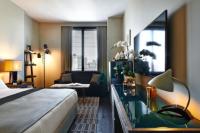 China Modern Luxury Hotel Bedroom Furniture No Folded Custom Made for sale