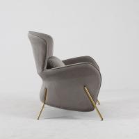 China Stainless Steel Leg Leisure Arm Chair For Living Room Modern for sale