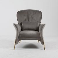 China Stainless Steel Leg Leisure Arm Chair For Living Room Modern for sale