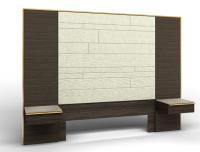 China Plywood MDF Modern Luxury Bedroom Furniture For Hotel for sale