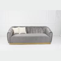 China Living Room Leisure Velvet Long Sofa American Style Modern for sale